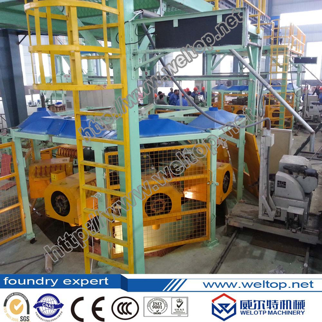 Centrifugal casting machine, Low pressure casting machine